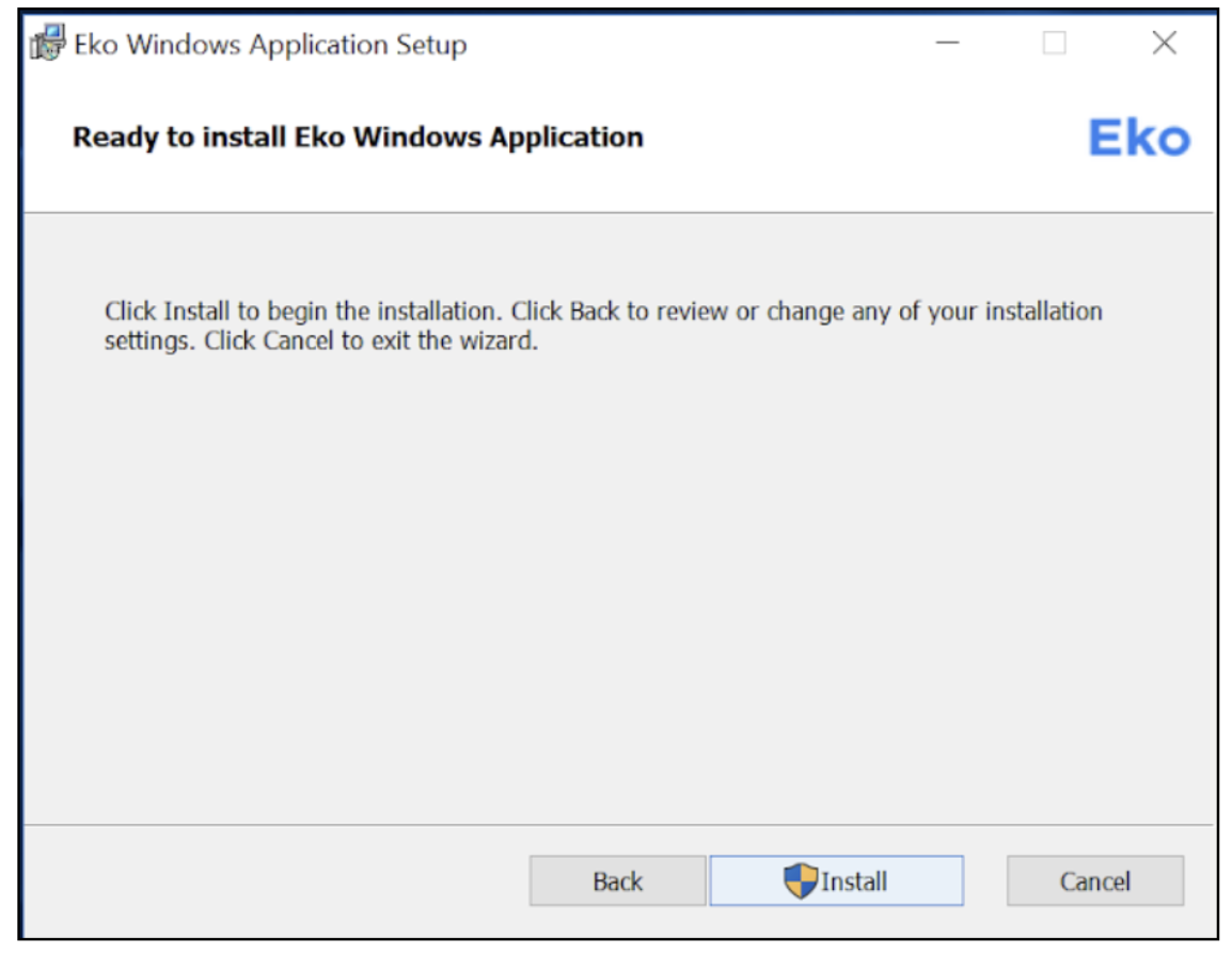 Originating site guidance - Windows App – Eko SENSORA Help Center