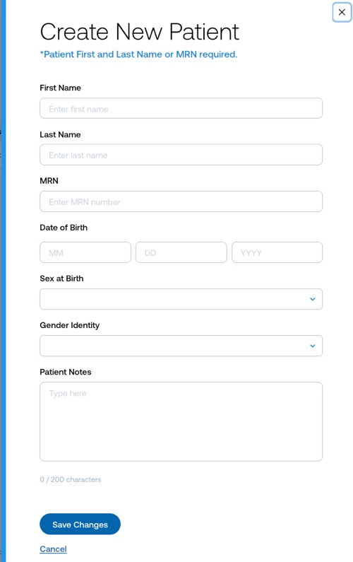 Agregar y gestionar perfiles de pacientes en el panel de control ...